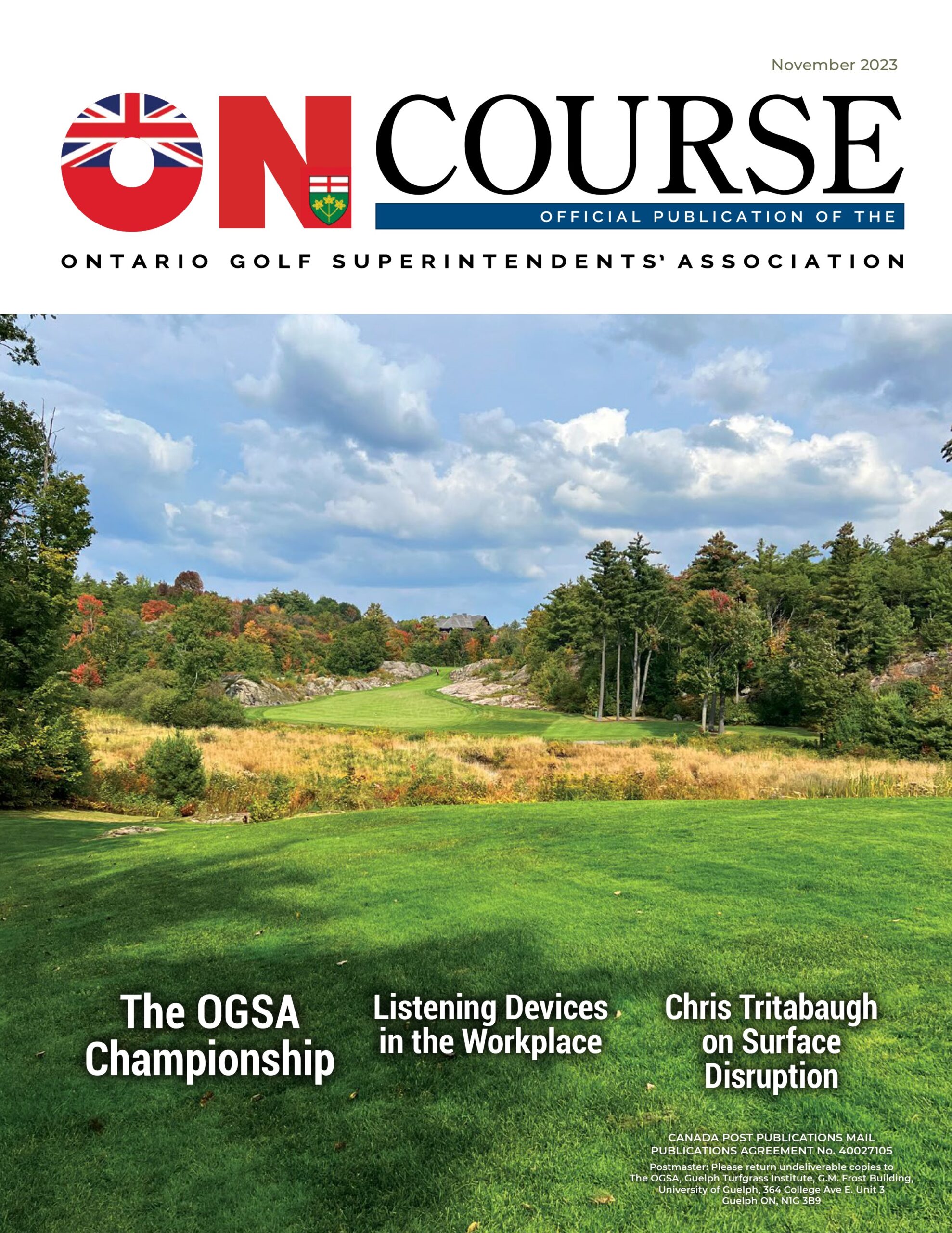 ONCourse - Ontario Golf Superintendents' Association